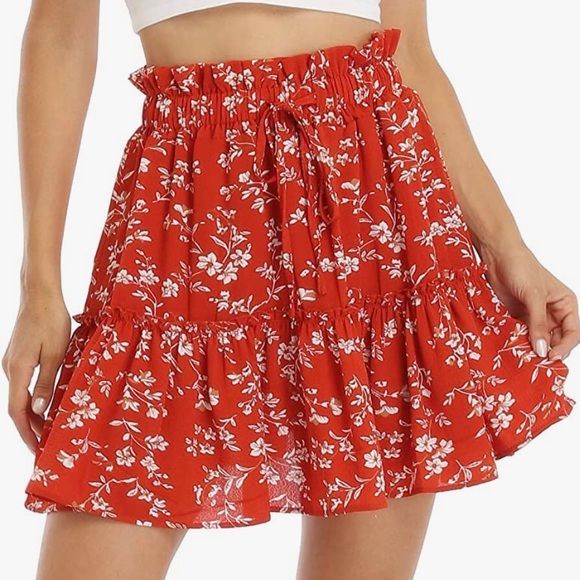 Skirts | Flowered Skirt | Poshmark
